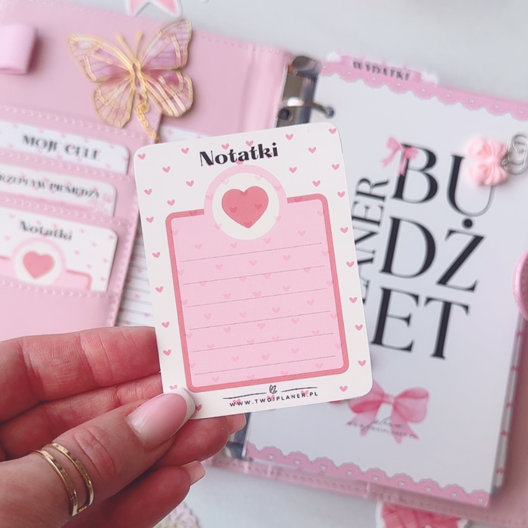 Mini Tracker Notes SWEET PINK PLANER